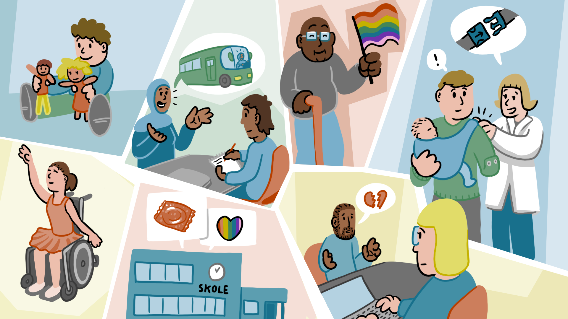 Kurs for ledere i likestilling, inkludering og mangfold i oppgaver og tjenester: Kursets forside